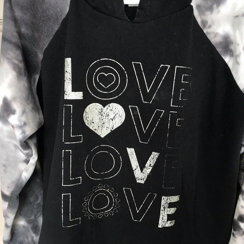 No Boundaries | Tops | No Boundaries Hoodie Jrszxlxg Blackwhite Love ...